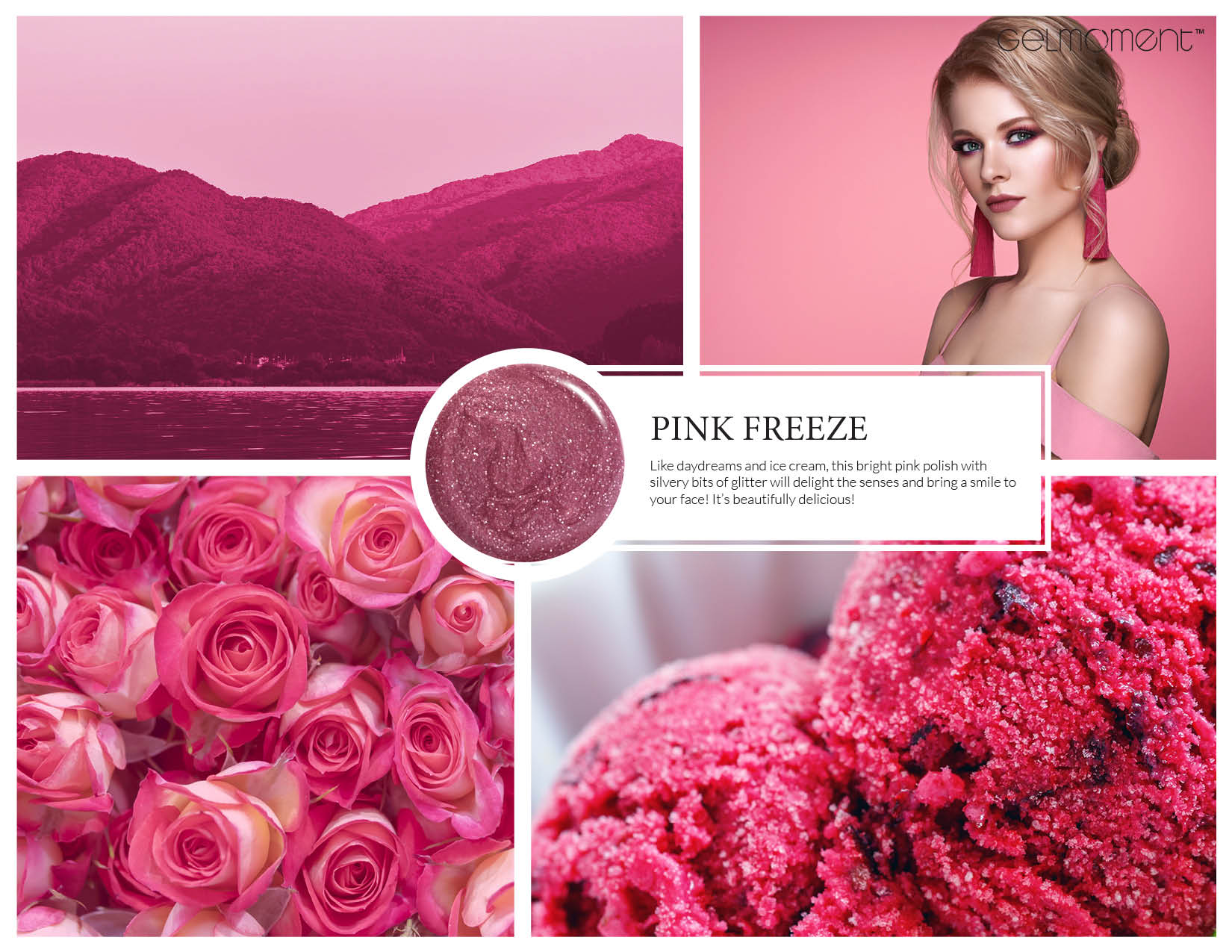 pink freeze | GelMoment.com